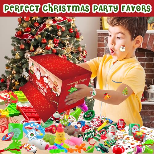 Christmas Toys Assortment For Kids Party Favors, Stocking Stuffers for Kids,Goodie Bag Stuffers, Gifts Prizes For Classroom Rewards, Stuff Fillers for Advent Calendar, Birthday Pinata Stuffers