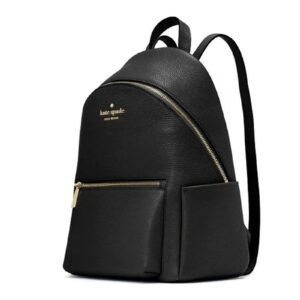 kate spade new york leila dome backpack pebbled leather medium (black)