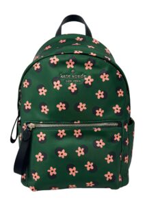 kate spade new york chelsea medium floral nylon backpack, green/multi (k8123-300)