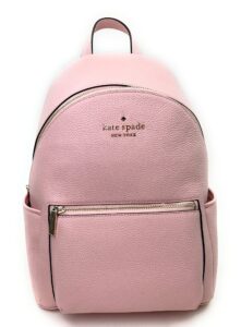 kate spade new york liela pebbled leather medium dome backpack (rose smoke)