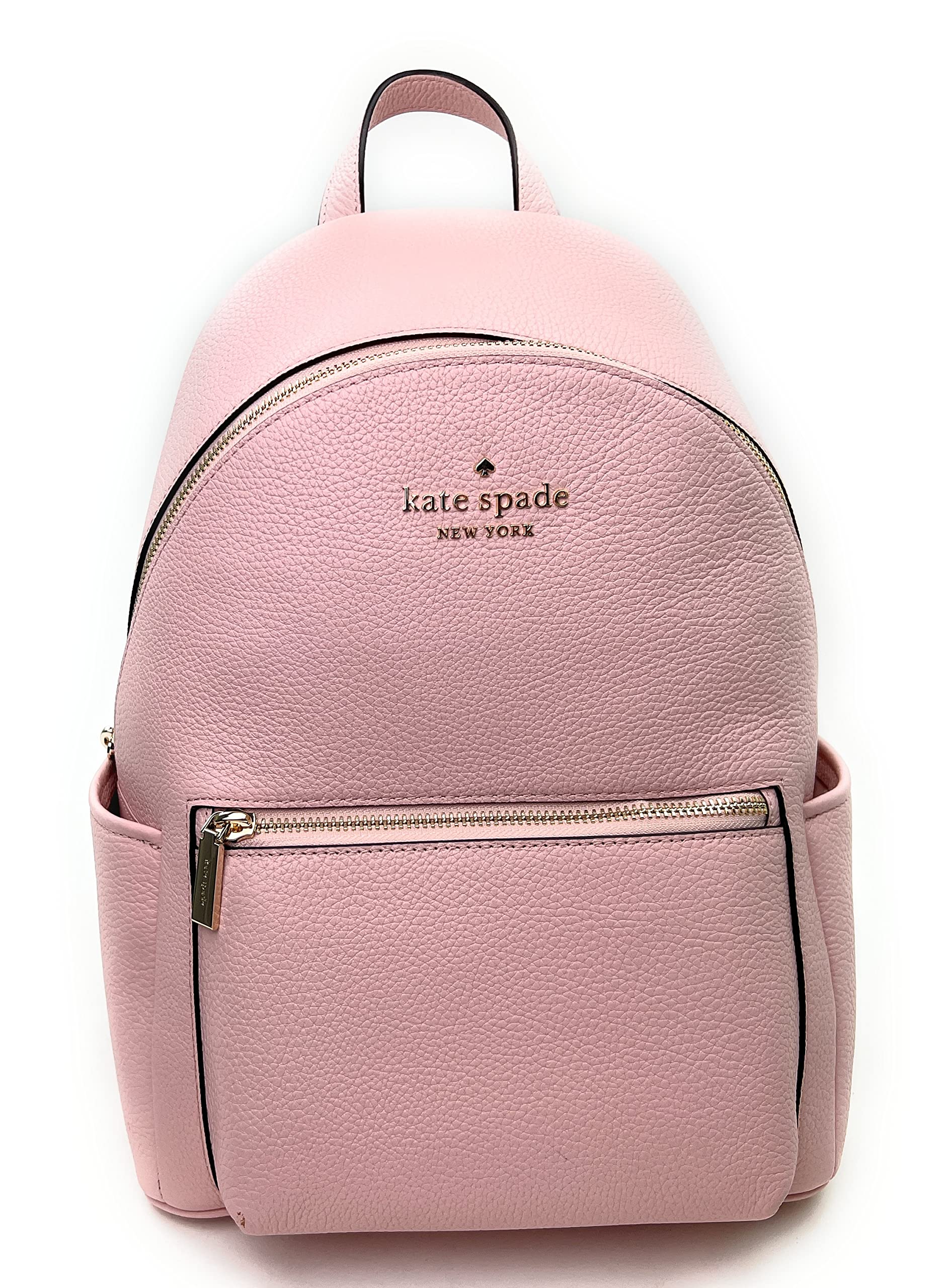 Kate Spade New York Liela Pebbled Leather Medium Dome Backpack (Rose Smoke)