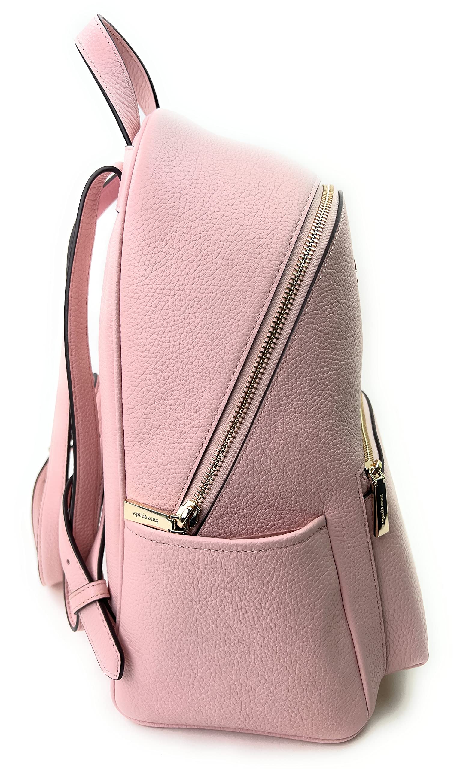 Kate Spade New York Liela Pebbled Leather Medium Dome Backpack (Rose Smoke)