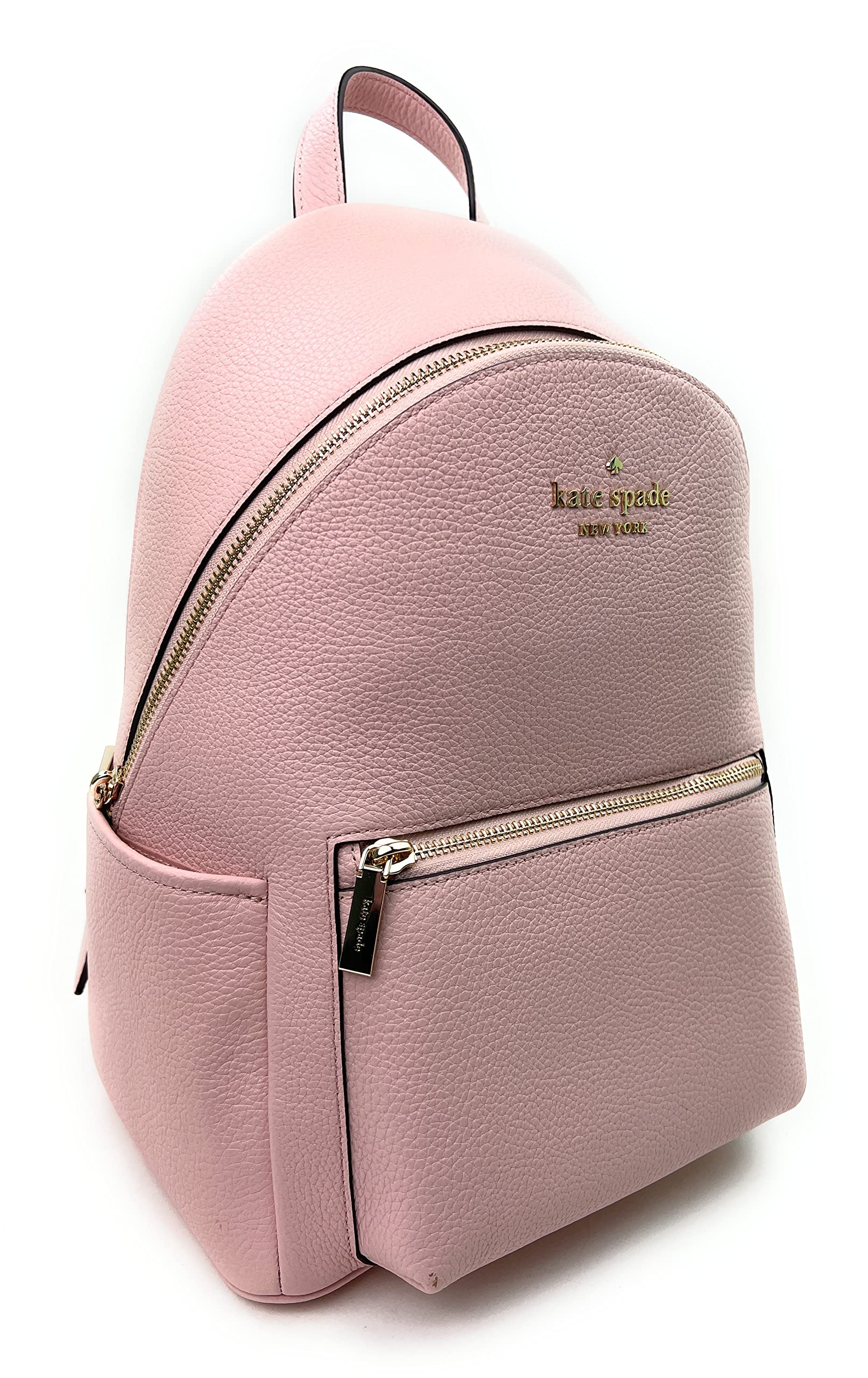 Kate Spade New York Liela Pebbled Leather Medium Dome Backpack (Rose Smoke)