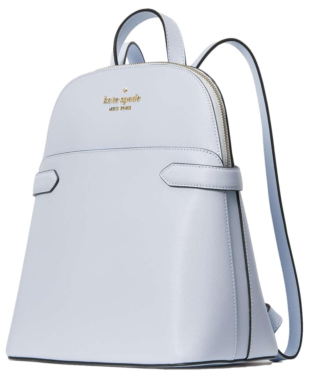 Kate Spade Adel Leather Flap Backpack (Pale hydra)