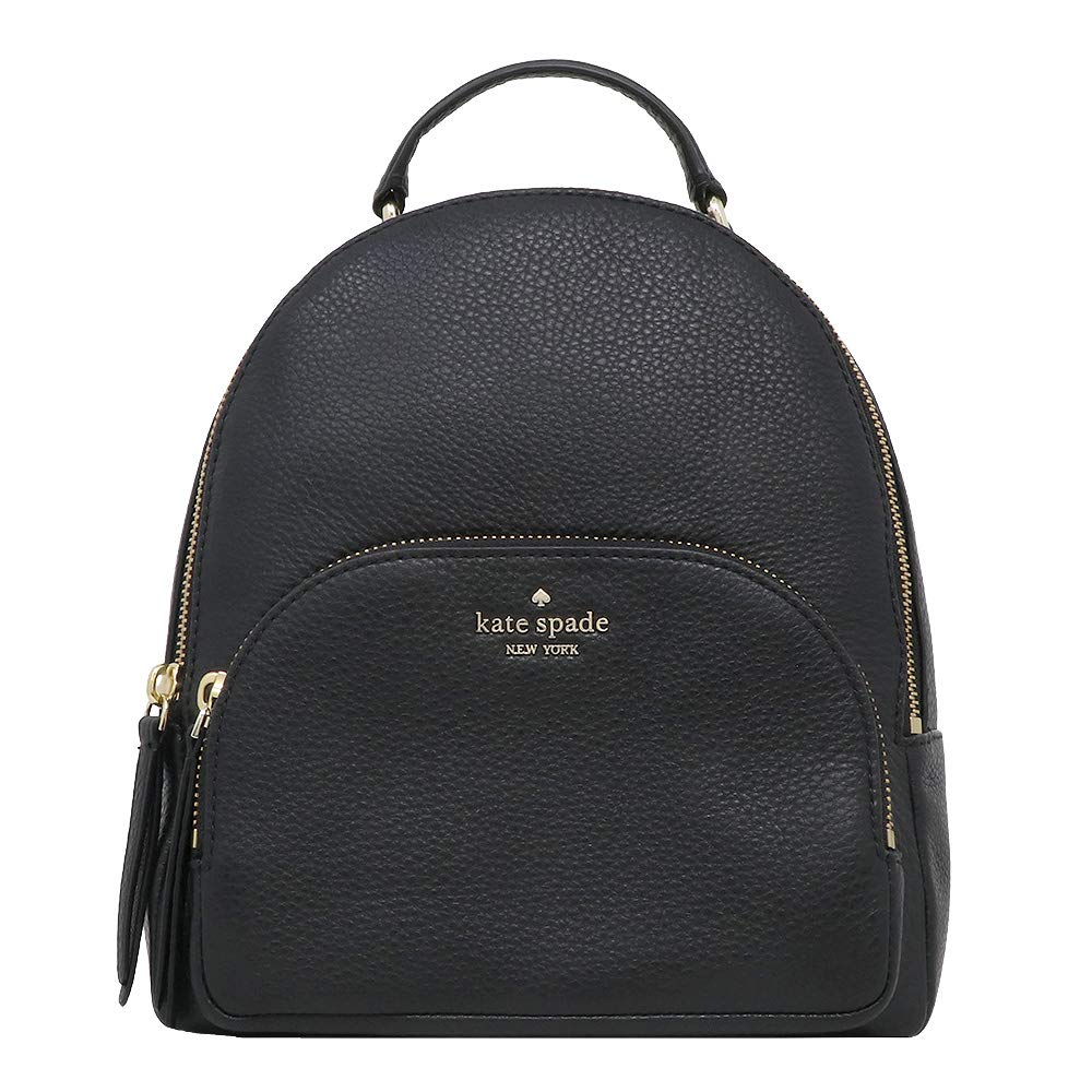 Kate Spade New York Jackson Medium Leather Backpack, Black 2019, Size Medium