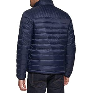 Tommy Hilfiger Men's Water Resistant Ultra Loft Down Alternative Puffer Jacket, Midnight, Small