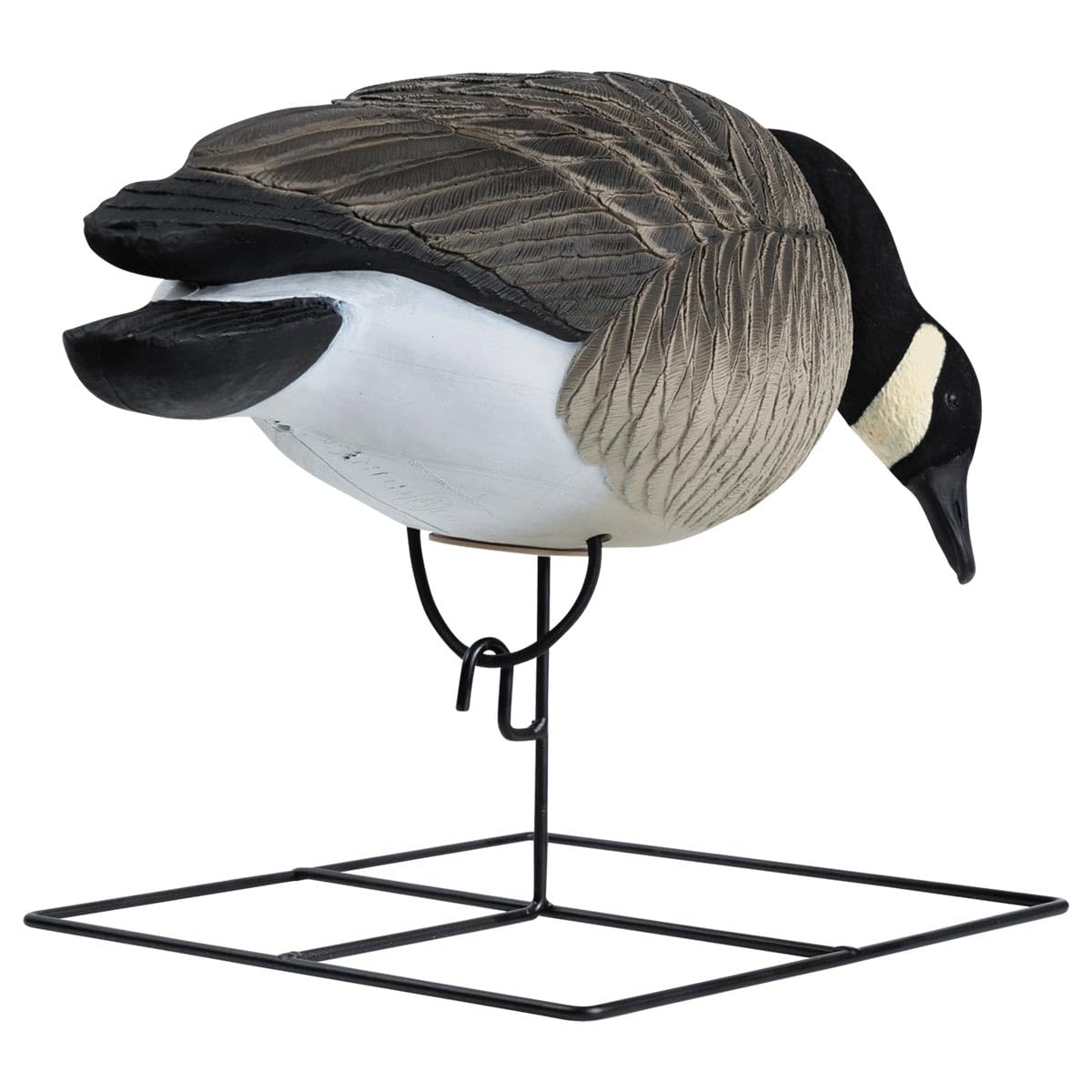 Hardcore Waterfowl Rugged Series Full Body Flocked Head Canada Goose Hunting Decoys - Feeder 6 Pack