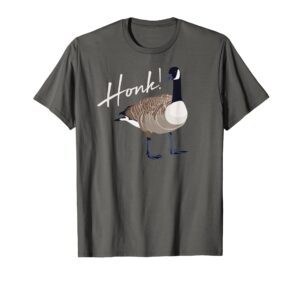 canadian goose shirt honk funny cute bird hunter gift