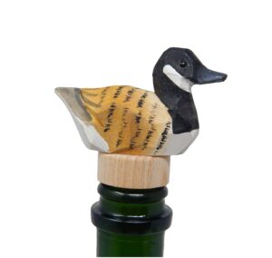 canada goose wine stopper bird handmade reusable bottle plug saver cap sealer decor unique accessory