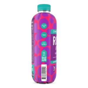 Roar Organic Electrolyte Infusions - USDA Organic - Blueberry Acai - with Antioxidants, B Vitamins, Low-Calorie, Low-Sugar, Low-Carb, Coconut Water Infused Beverage 18 Fl Oz (Pack of 12)