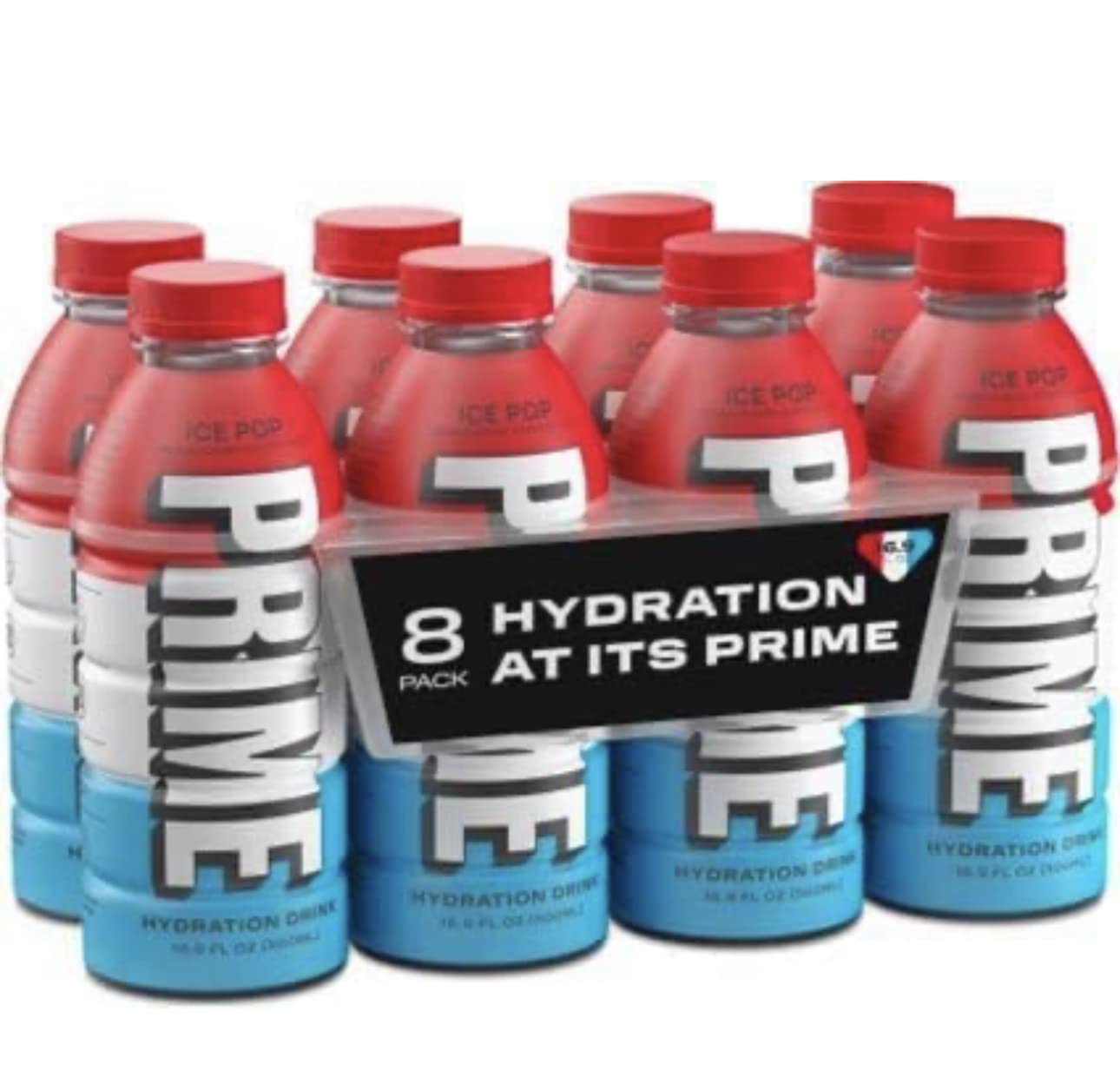 Prime Hydration Ice Pop 8 Pack