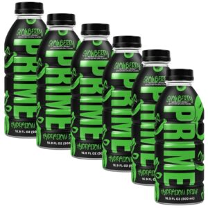 prime hydration sports drink by logan paul & ksi glowberry - 500ml bottle 6 pack