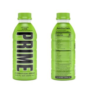 prime hydration sports drink and electrolyte beverage - 2 pack (lemon lime)