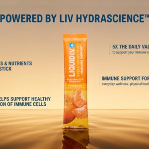 Liquid I.V.® Hydration Multiplier® +Immune Support - Wild Berry - Hydration Powder Packets | Electrolyte Powder Drink Mix | Convenient Single-Serving Sticks | Non-GMO |14 Servings (Pack of 1)