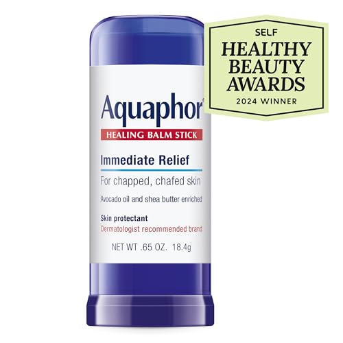 Aquaphor Healing Balm Stick, Skin Protectant with Avocado Oil and Shea Butter, 0.65 Oz Stick