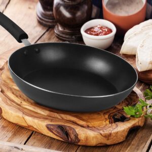 Utopia Kitchen Nonstick Frying Pan Set - 3 Piece Induction Bottom - 8 Inches, 9.5 Inches and 11 Inches - (Black)