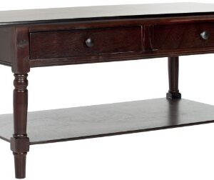 Safavieh American Homes Collection Boris Dark Cherry Coffee Table