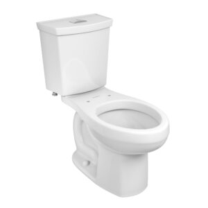 american standard 2886218.020 h2option two-piece toilet, elongated front, chair height, dual flush, white, 0.92 - 1.28 gpf