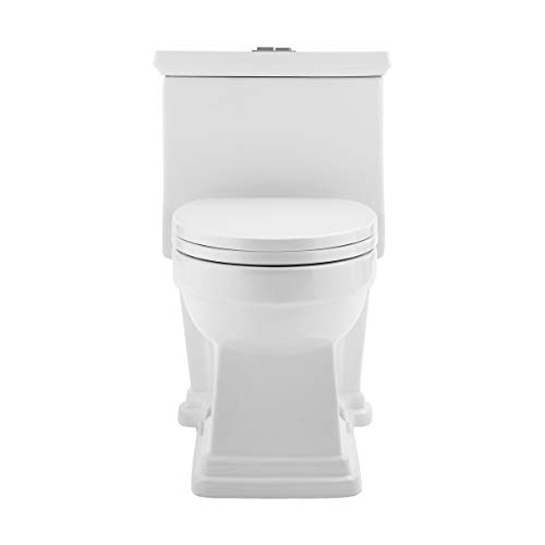 Swiss Madison Well Made Forever SM-1T113 Voltaire One Piece Elongated Toilet Dual Flush 0.8/1.28 GPF, White