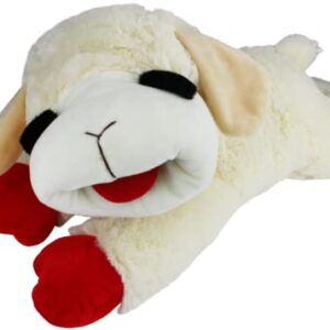 Multipet's Officially Licensed Lamb Chop Jumbo White Plush Dog Toy, 24-Inch