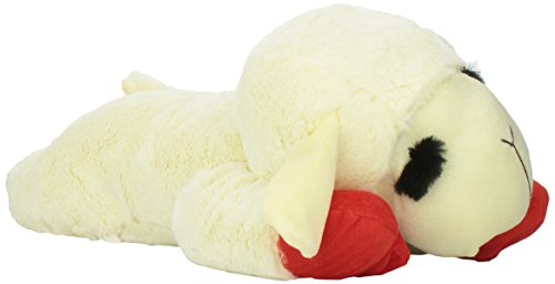 Multipet's Officially Licensed Lamb Chop Jumbo White Plush Dog Toy, 24-Inch