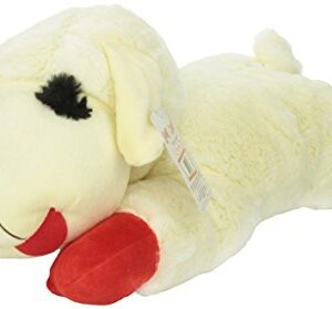 Multipet's Officially Licensed Lamb Chop Jumbo White Plush Dog Toy, 24-Inch