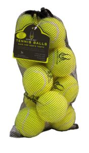 hyper pet tennis balls for dogs - 12 pack 2.5" for exercise and fetch, interactive toys, great for small breeds