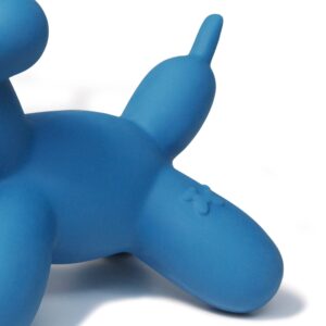 Outward Hound Latex Blue Rubber Balloon Dog Squeaky Dog Toy, XS