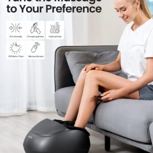 RENPHO Foot Massager with Heat, FSA & HSA Eligible, Electric Foot Massage with Remote, Prime Deals Today 2024, Shiatsu Foot Massager for Foot Care, Fits Feet Up to Men Size 12, Great Gifts for Him Her