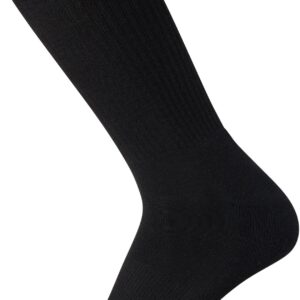 Tommy Hilfiger Men's Athletic Socks - Cushioned Crew Socks (10 Pack), Size 7-12, Black