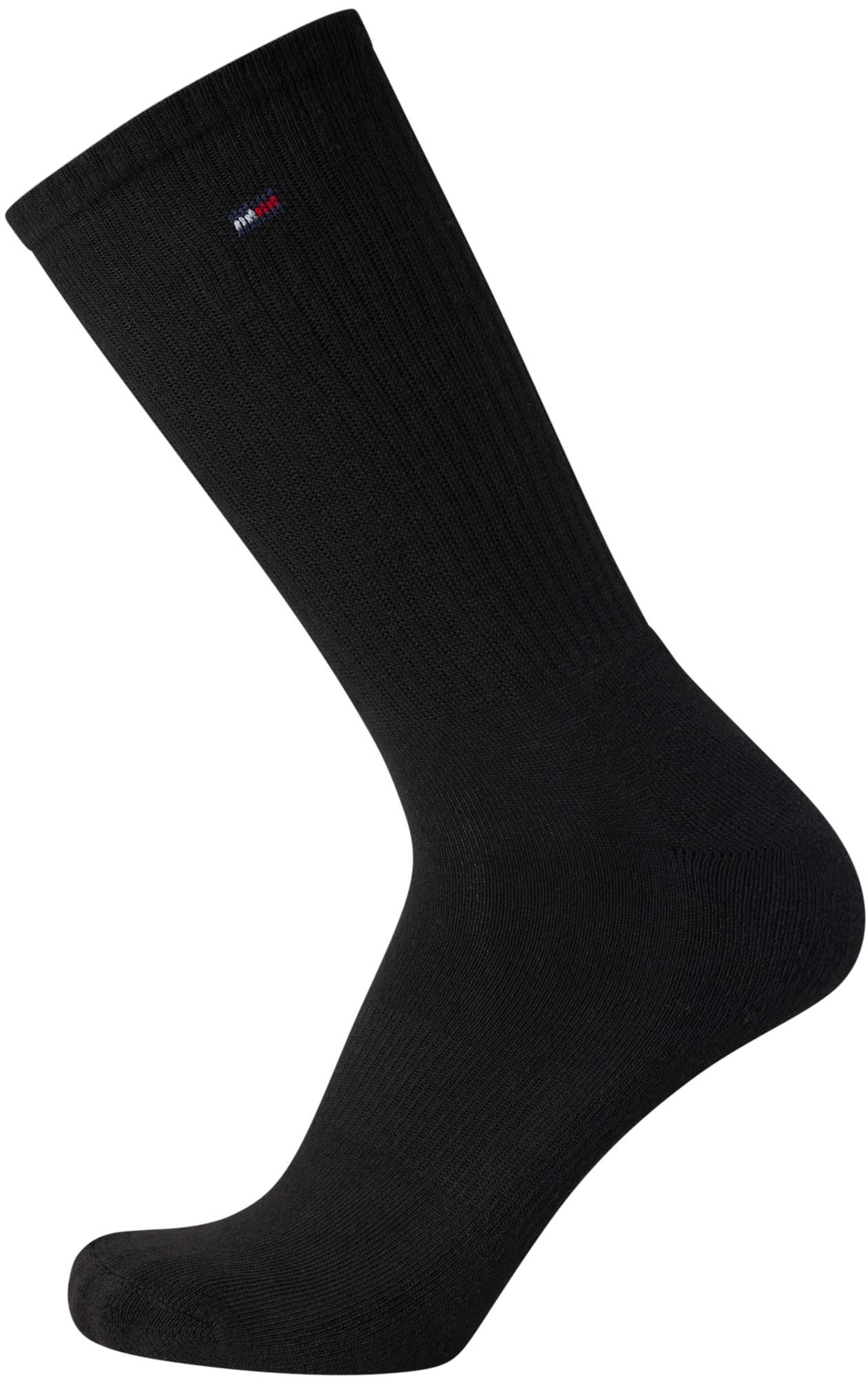 Tommy Hilfiger Men's Athletic Socks - Cushioned Crew Socks (10 Pack), Size 7-12, Black