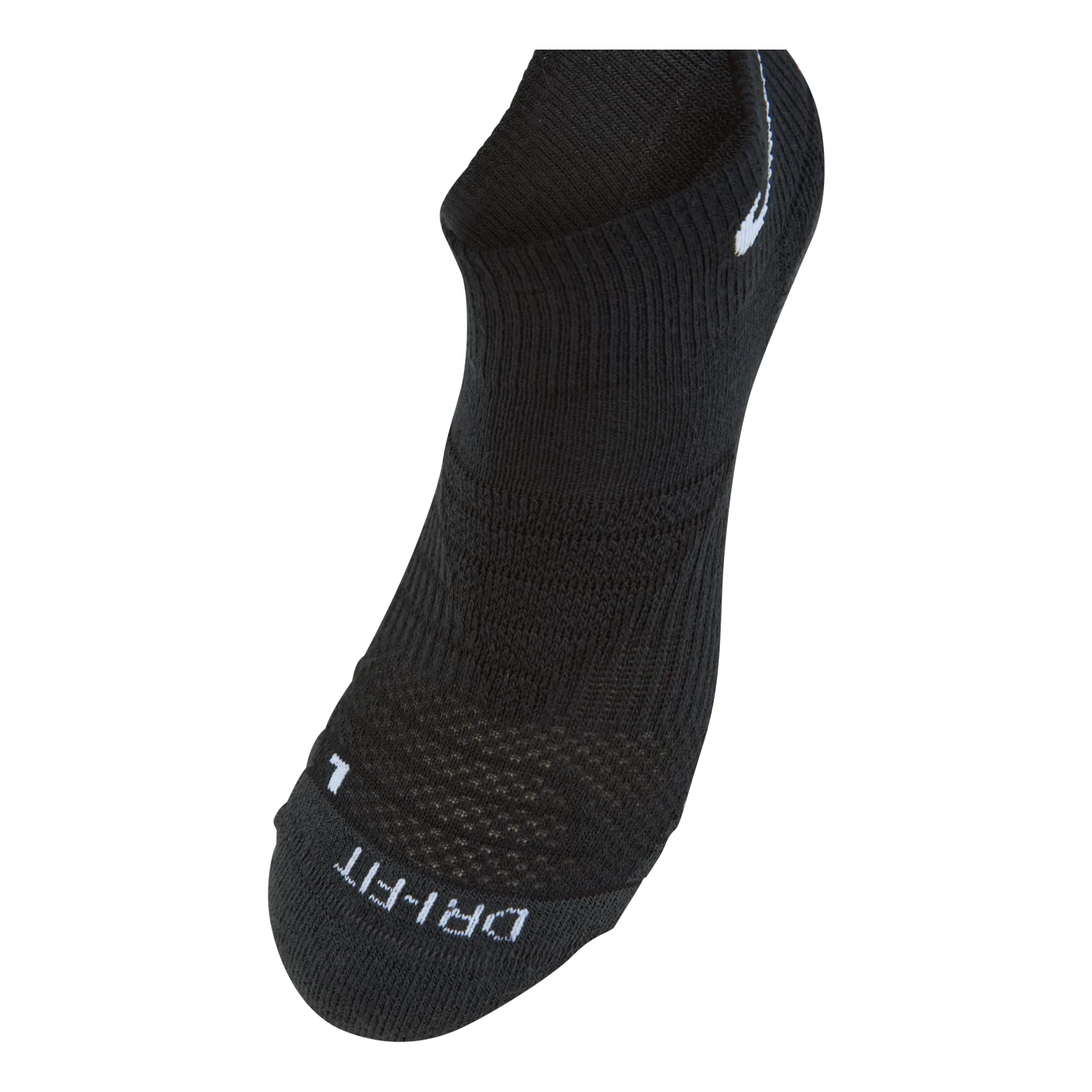 Nike Men's 3PPK Dri-Fit Cushion Quarter Socks, Black/Anthracite/White, Large