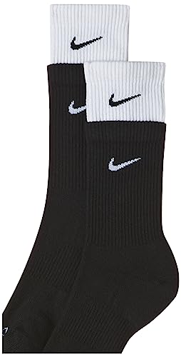 Nike Everyday Black & White Socks - Size Large