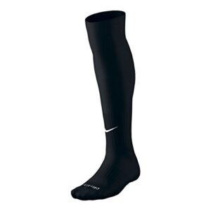 nike adult classic socks black/white medium