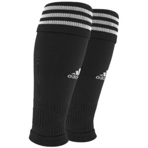 adidas alphaskin 2-piece calf sleeve, black/white, one size