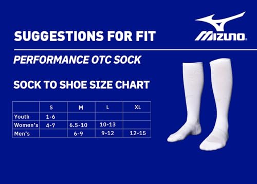 Mizuno Performance Otc Sock, Black, Medium