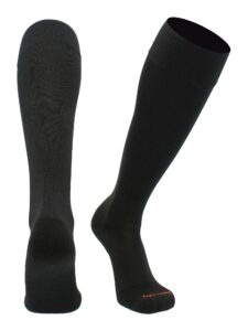 tck elite finale soccer socks (black, large)