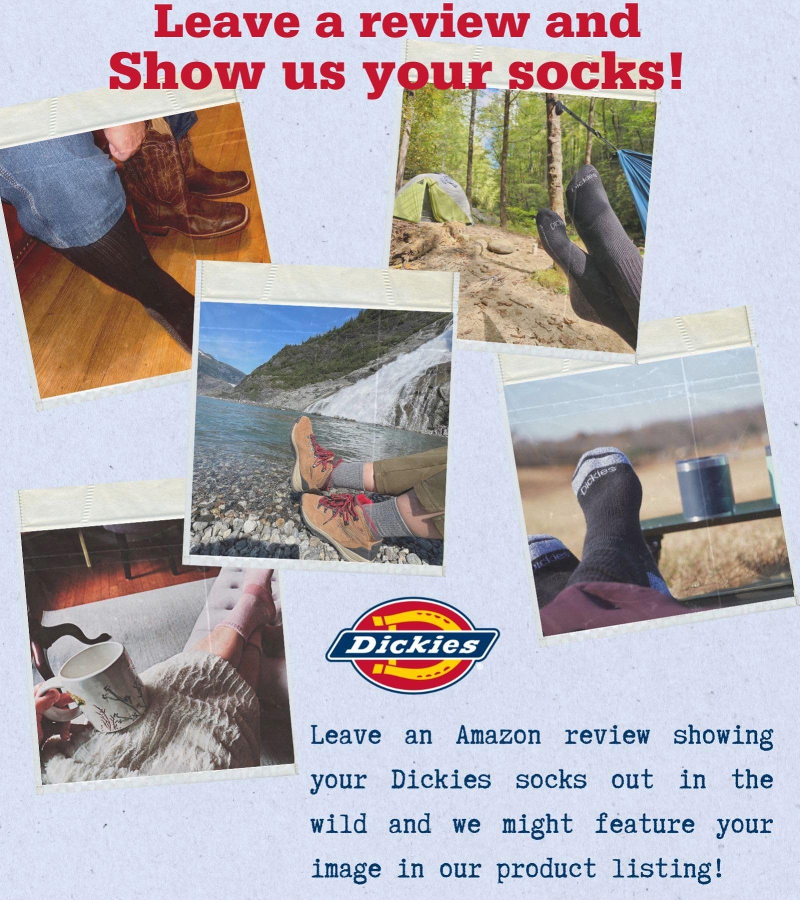 Dickies Men's Dri-Tech Moisture Control Quarter Socks (6, 18, Solid Black (12 Pairs), Large