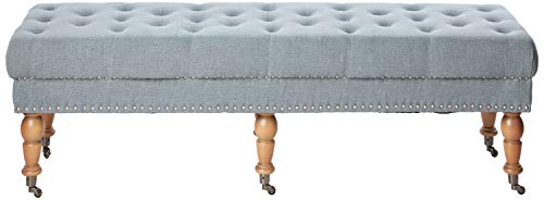 Linon Bench, Blue