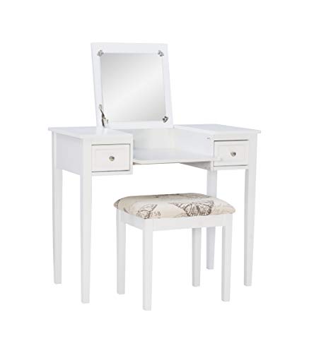 Linon Vanity Set White