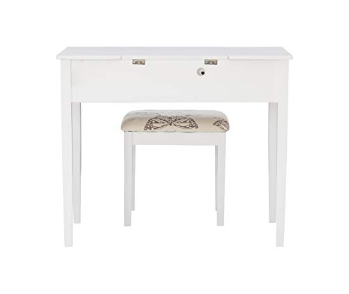 Linon Vanity Set White