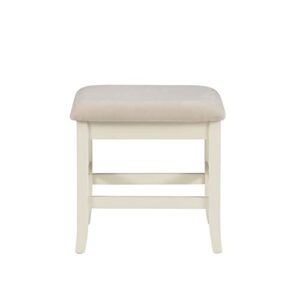 Linon Set, Cream Jackson Vanity, 30" x 36" x 18",