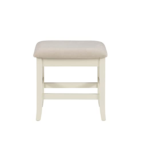 Linon Set, Cream Jackson Vanity, 30" x 36" x 18",