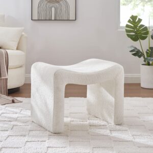 vanomi small footstool ottoman, multi-functional modern foot stool, sofa footrest extra seating for living room, entryway, hallways and bedrooms