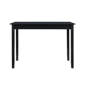 Linon Dark Charcoal Wooden Tavern Carter Table, Counter Pub Height