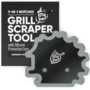 kitchenny grill scraper gadget - unique bbq grill accessories, perfect bbq gifts for men who like grilling, grilling gifts for men, dads who have everything