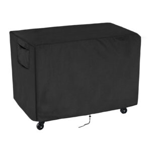 jungda outdoor prep cart cover for nuuk 42 inch outdoor kitchen island and bbq serving cart,heavy duty waterproof patio prep table cover grill cart cover