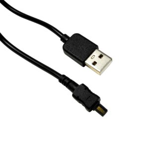 HQRP USB Charging Cable compatible with Nikon COOLPIX L100 L105 L110 L120 L310 L320 L330 L340 L810 L820 L830 L840 S830 B500 Digital Camera 25803 VEB-006-EA EH67 EH-67 AC Adapter Power Supply Cord