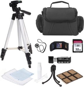 ultrapro camera accessory bundle kit for canon, nikon, sony, panasonic and olympus digital cameras. bundle includes 10 must-have accessories