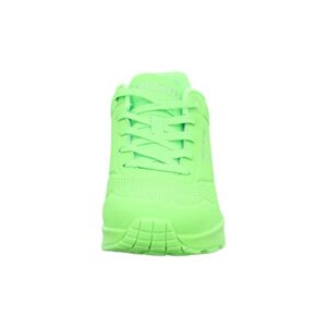 Skechers Women's Uno-Night Shades Sneaker, Lime, 7.5